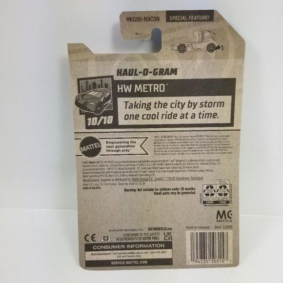 Mattel | Toys | Hot Wheels Hw Metro Special Feature Haulogram 10 ...